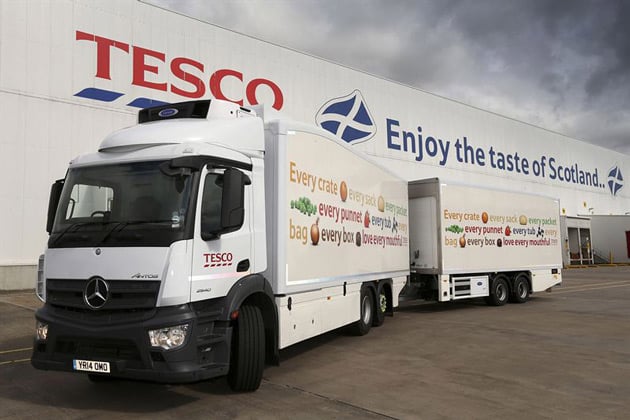 Tesco adds first temperature-controlled drawbar vehicle to fleet ...