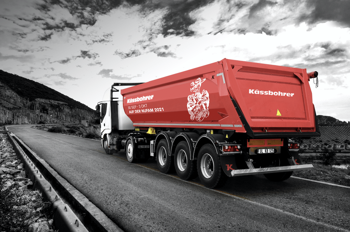 Kässbohrer is bringing tipper and low-loader innovations to NUFAM 2021 ...