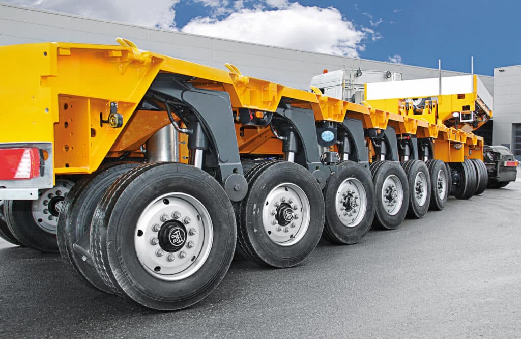 Maximum efficiency with BPW swing axle - Global Trailer