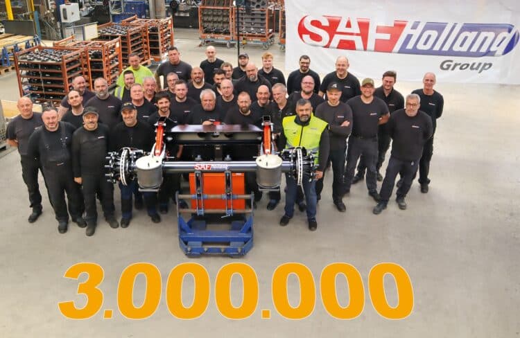 SAF-Holland celebrates axle milestone - Global Trailer