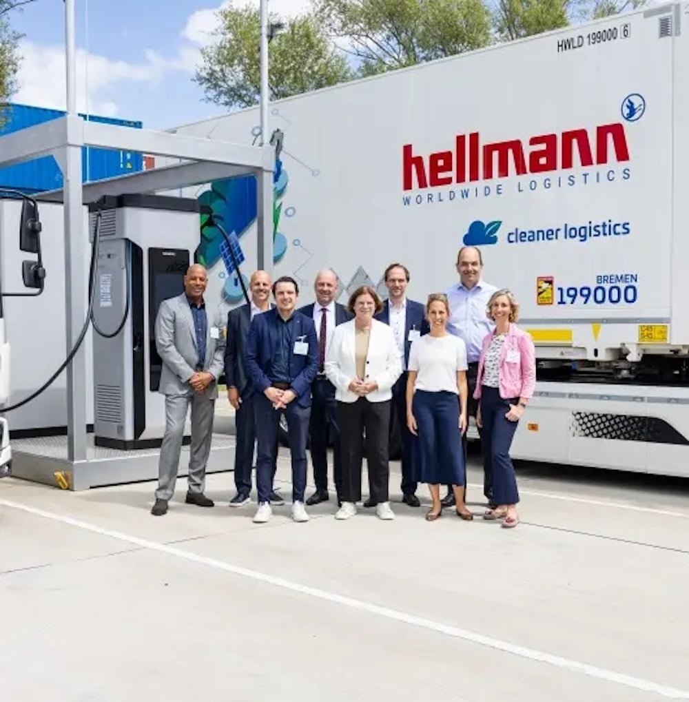 Hellmann showcases e-mobility - Global Trailer